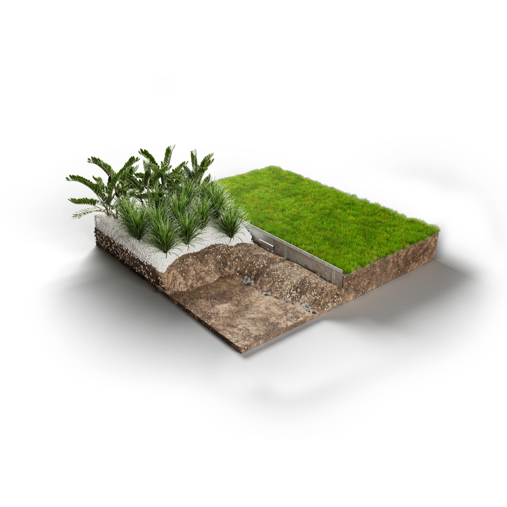 galvanized landscape edging