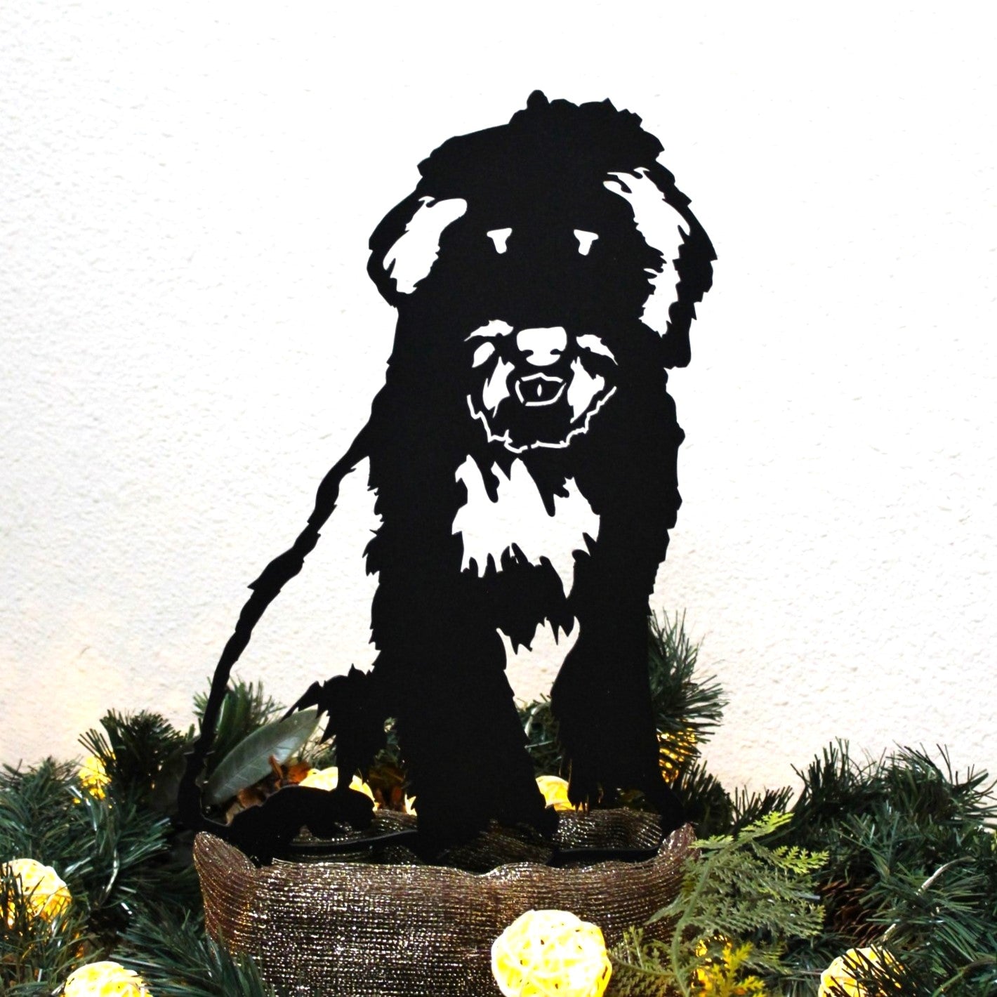 Old English Sheepdog Yard Stake - Henderson Garden Supply