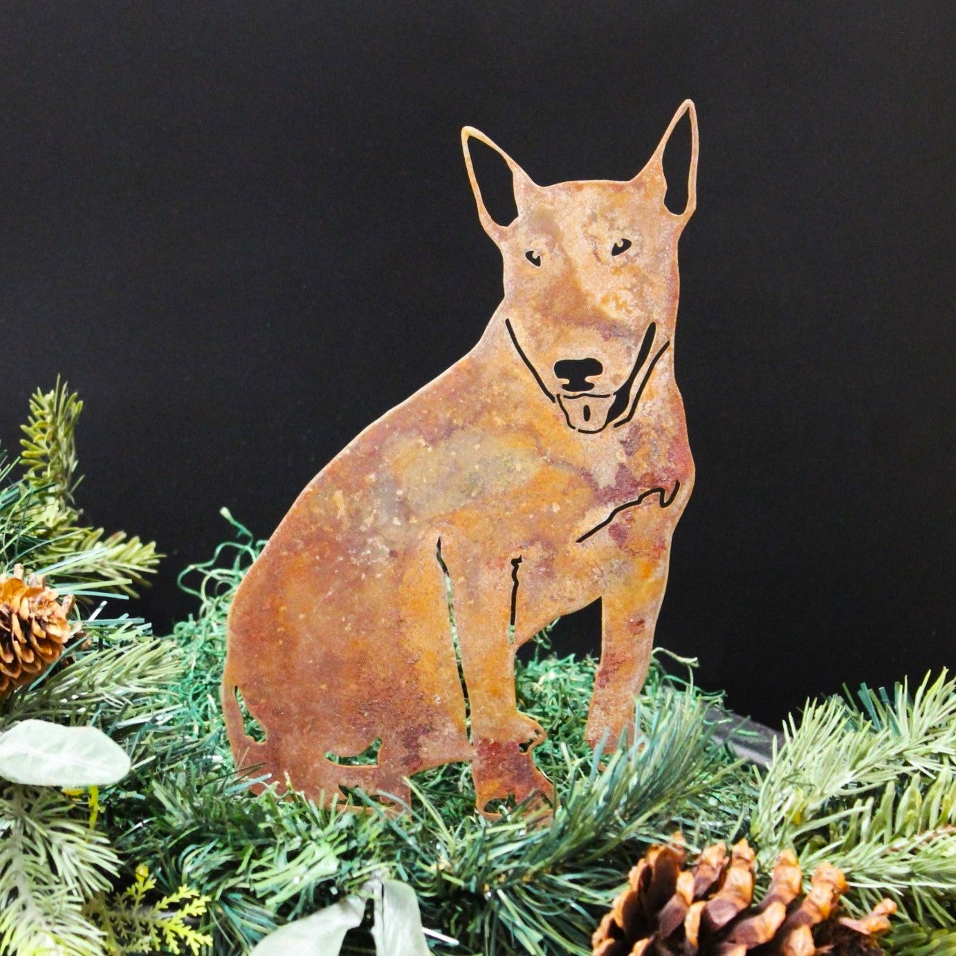 Bull Terrier Garden Stake - Henderson Garden Supply