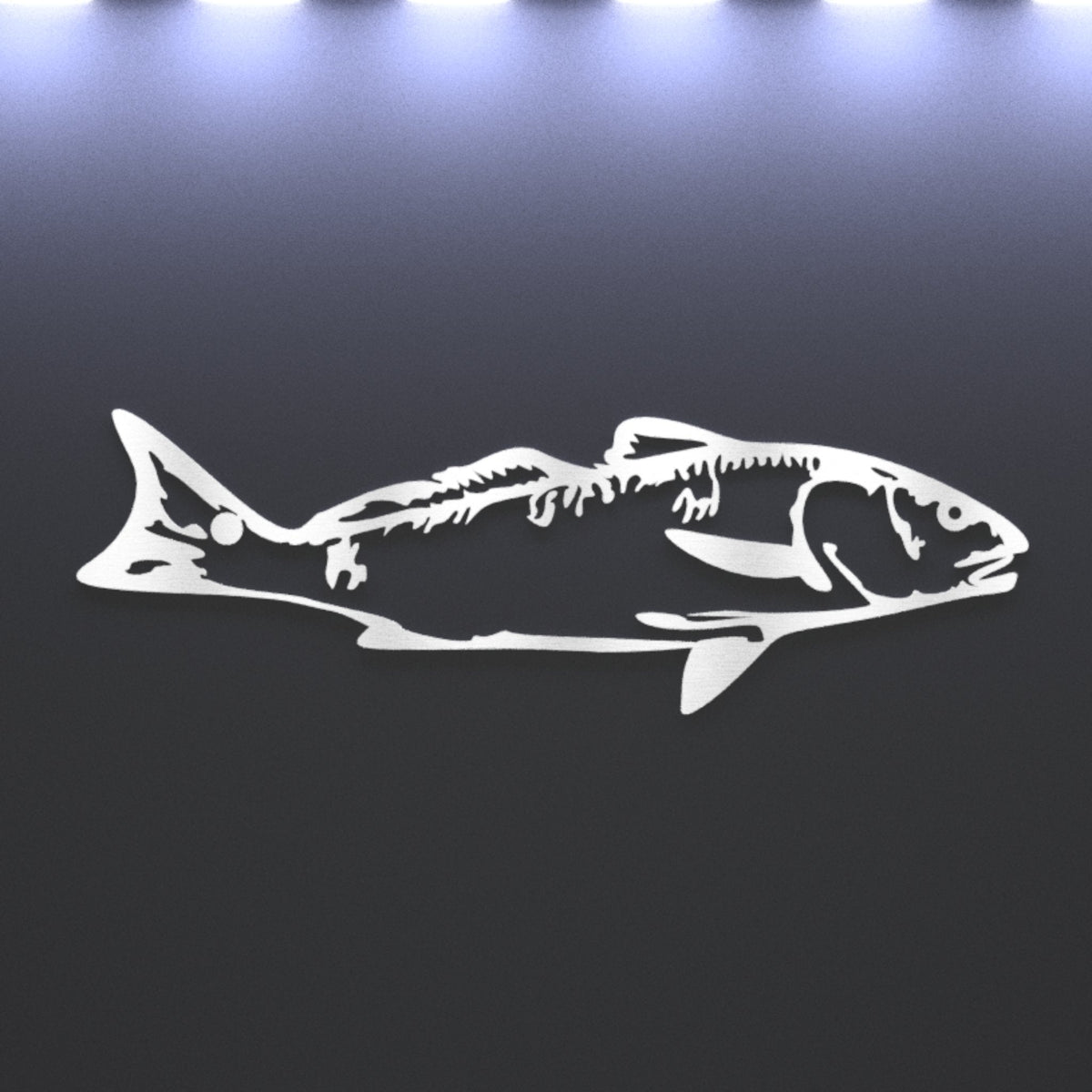 Steel Redfish Wall Art – Indoor & Outdoor Metal Fish Décor