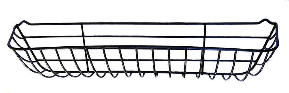 Classic Hayrack Window Box 55" | Hand-Welded Steel with Liners